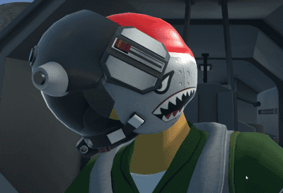 Look cooler in a shark tooth helmet